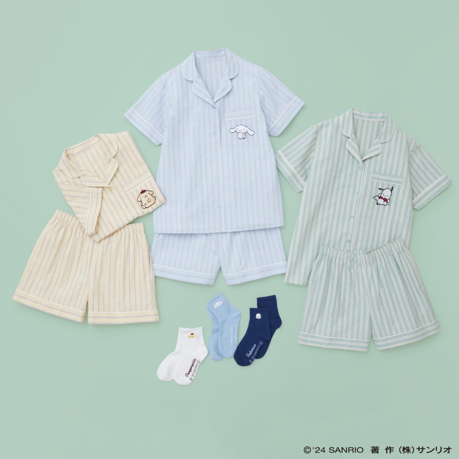 Sanrio Characters x GU pajamas and socks available nationwide from ...