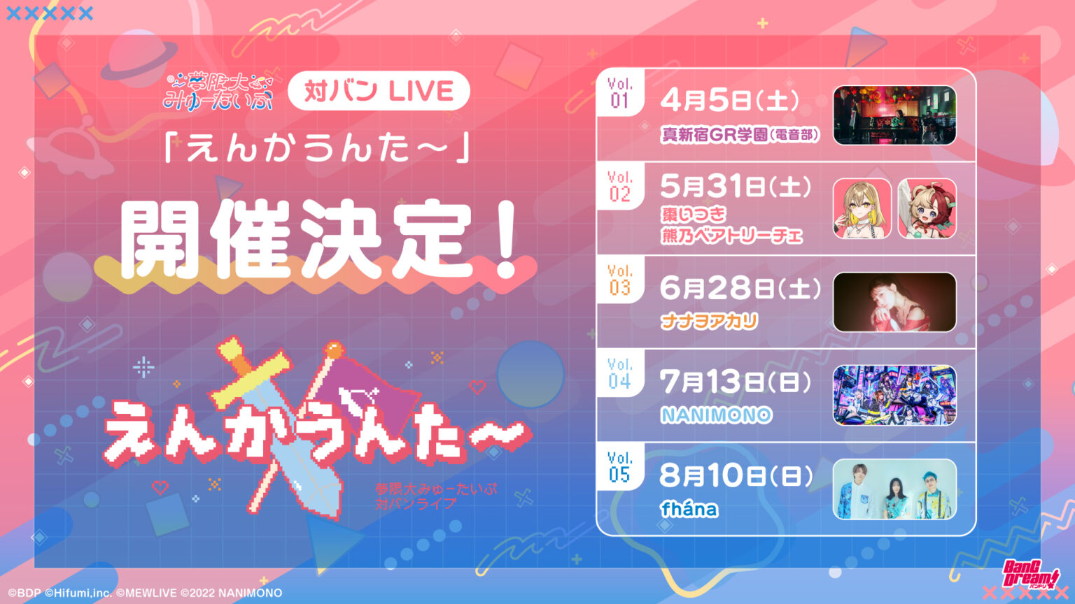 Yumeku Daimyu Taipu vs. Bang Live “Enka Unta ~” Vol.3 Nanawo Akari 2025 ...