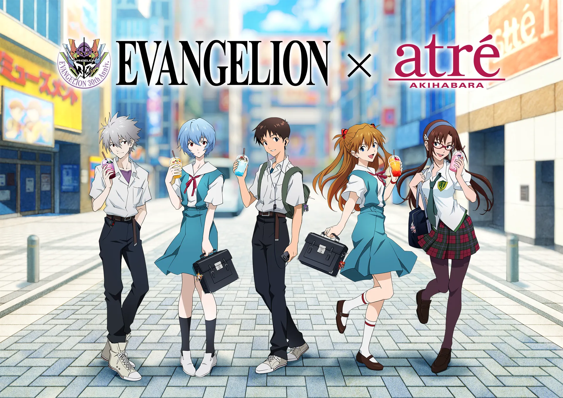 Evangelion × atre Akihabara Collaboration Announced! 2025 – Anime Maps