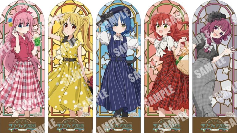 Bocchi the Rock! Summer Fair 2026 Retro-Chic Girls in animate – Anime Maps