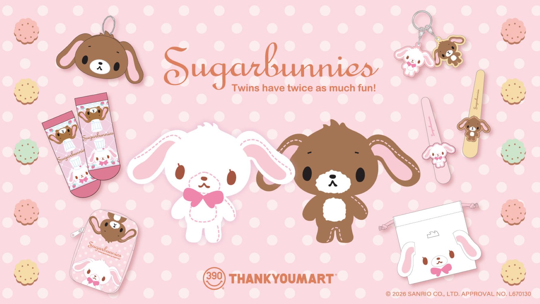 Sugarbunnies × Thank You Mart Limited Goods Release 2026 – Anime Maps